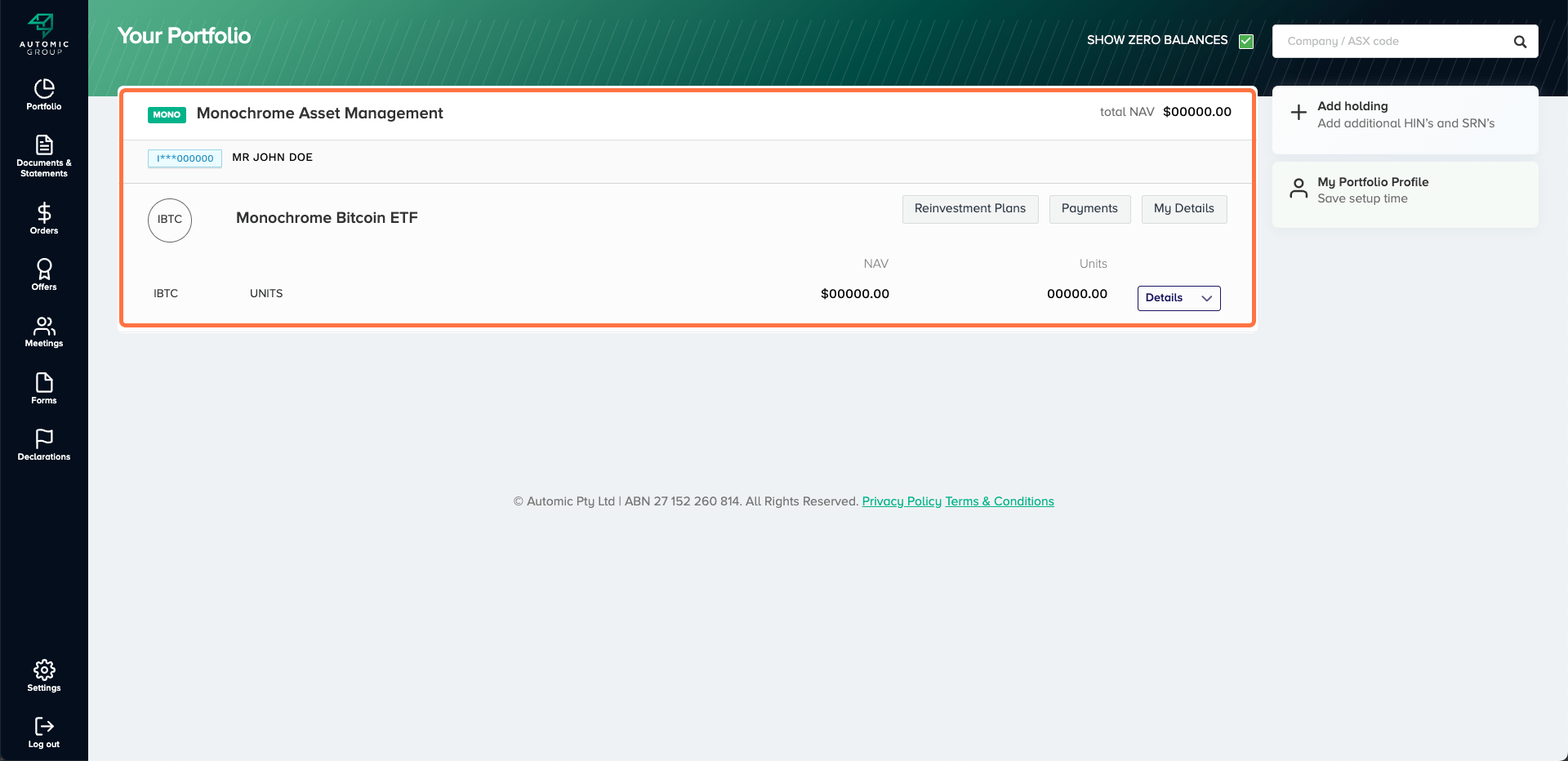 Existing Investor - Accessing Your Dashboard | Monochrome Support